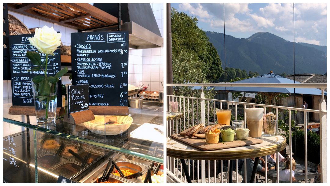 Ausflugstipp in Bayern, das Cafe Aran am Tegernsee - scrapimpulse