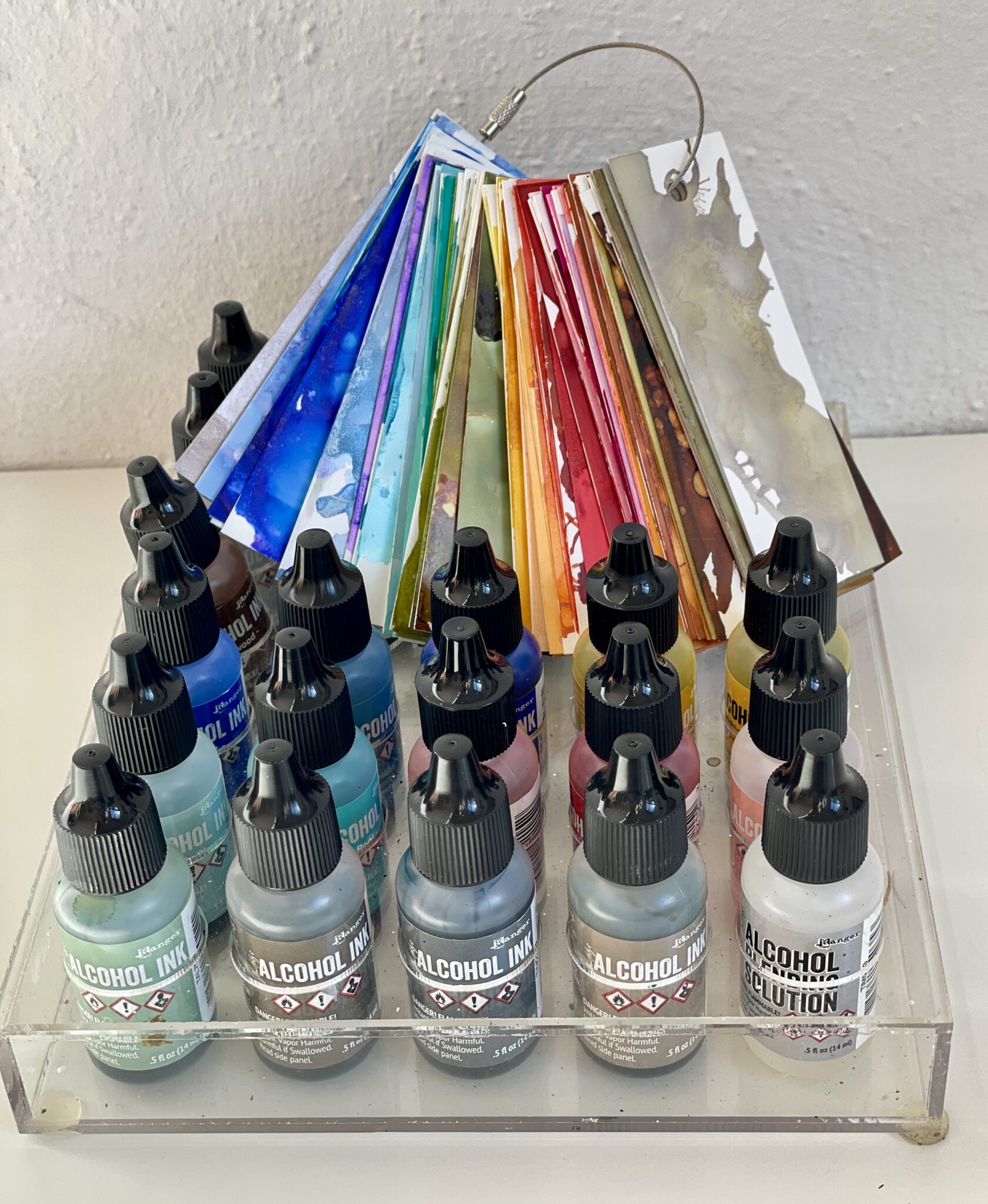 Zehn neue Tim Holtz Alcohol Inks, genau die haben mir gefehlt ...